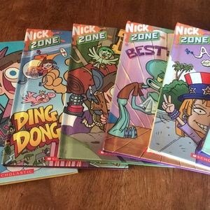 Nickelodeon | Other | Set Of 9 Hardcover Books From Nick Zone Euc ...